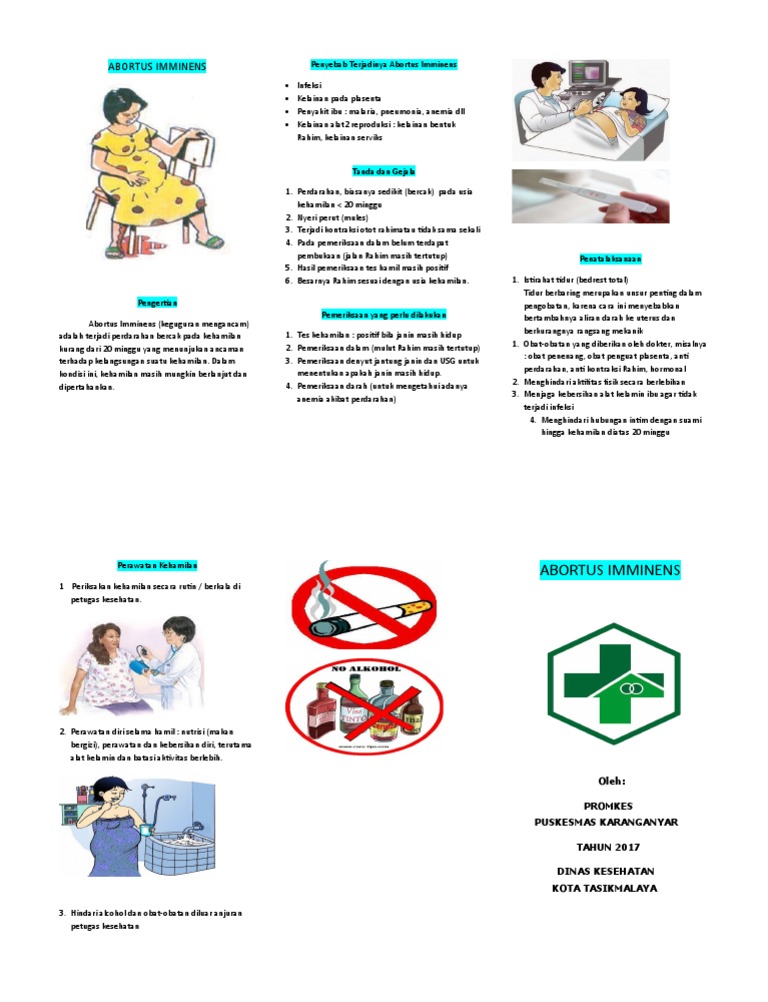Leaflet Abortus Imminens | PDF
