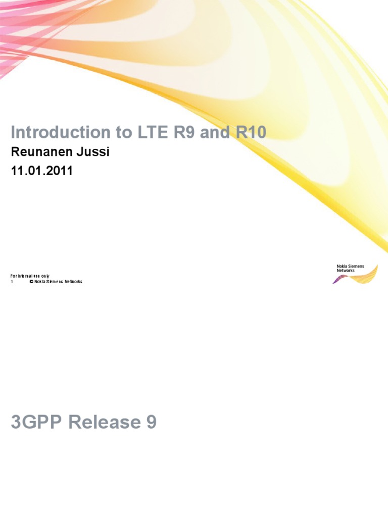 2 Introduction To LTE R9 and R10 | PDF