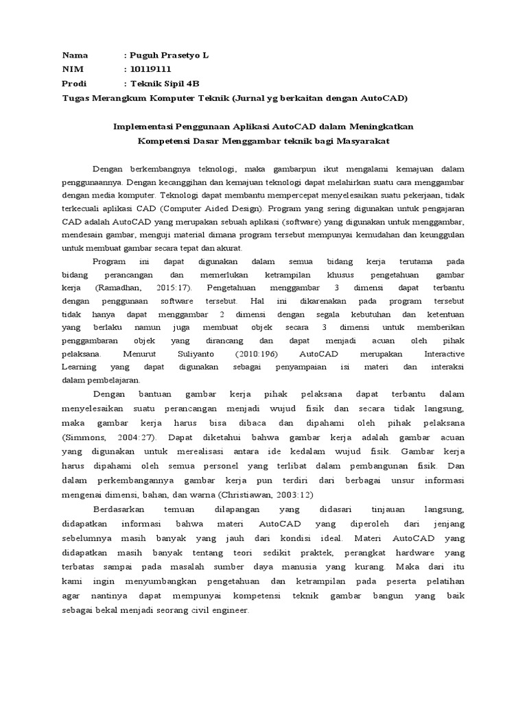 Tugas Komputer Teknik | PDF