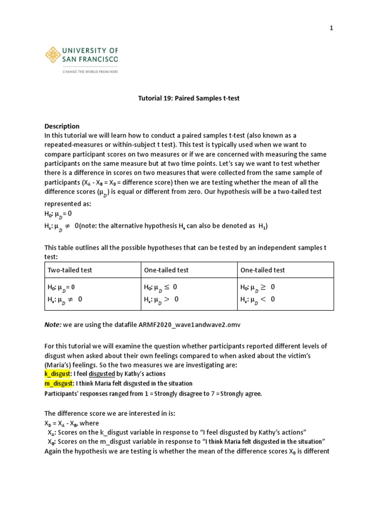 Tutorial 19 | PDF | P Value | Effect Size