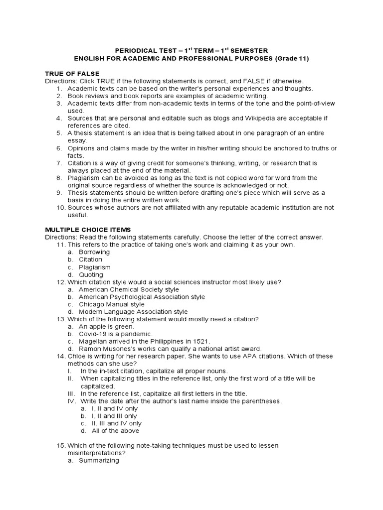 PT 1 - Eapp | PDF | Citation | Plagiarism