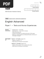 English Standard - HSC Exam Paper 1 (2023) | PDF