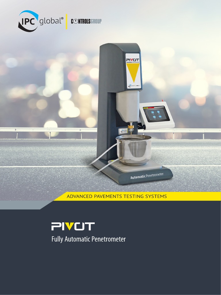 Item No.1 - Penetrometer, Fully Automatic Model - PIVOT | PDF