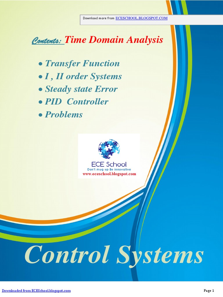 Time Domain Analysis | PDF | Computing | Computer Engineering