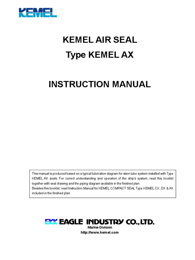 Ax Instruction Manual en Stern Tube Kemel | PDF