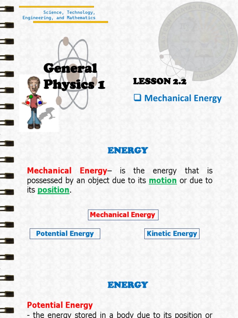 Lesson 2.2 Potential Energy | PDF