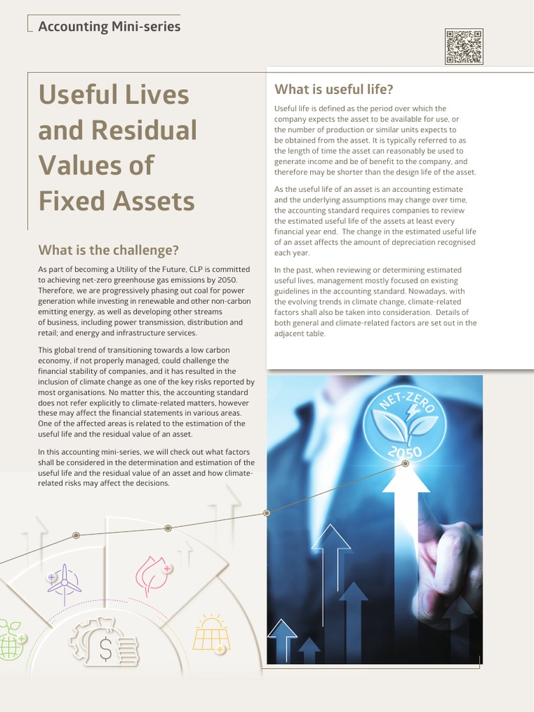 Useful Life and Residual Value of Fixed Assets | PDF | Depreciation ...