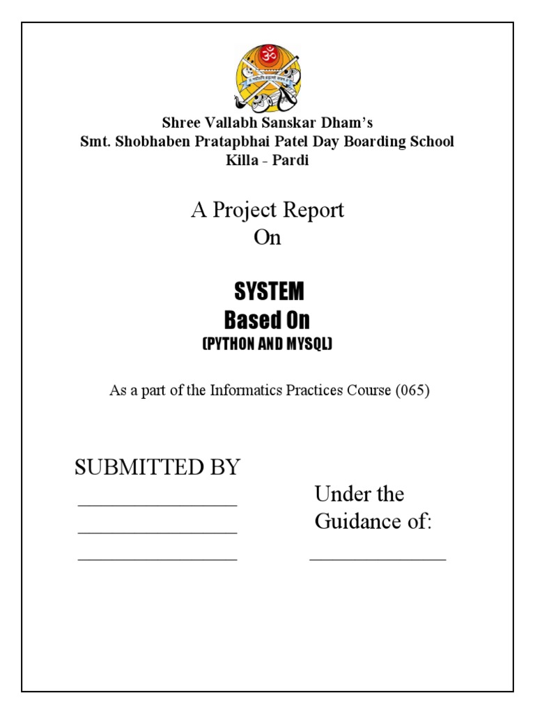 XI Project | PDF | Databases | Python (Programming Language)