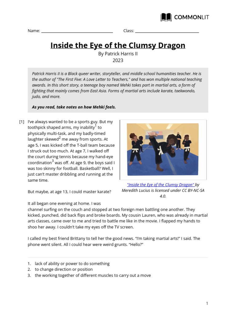 Inside The Eye of The Clumsy Dragon-Teacher-14 | PDF