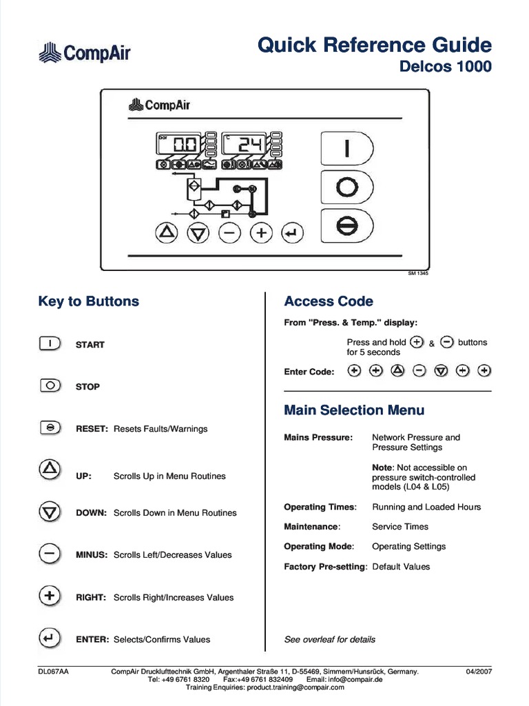 Compair Delcos 1000 | PDF