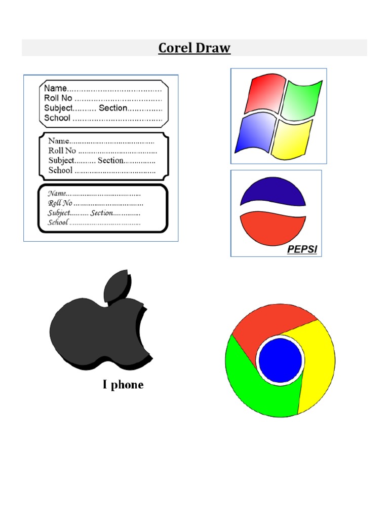 Corel Draw Notes | PDF