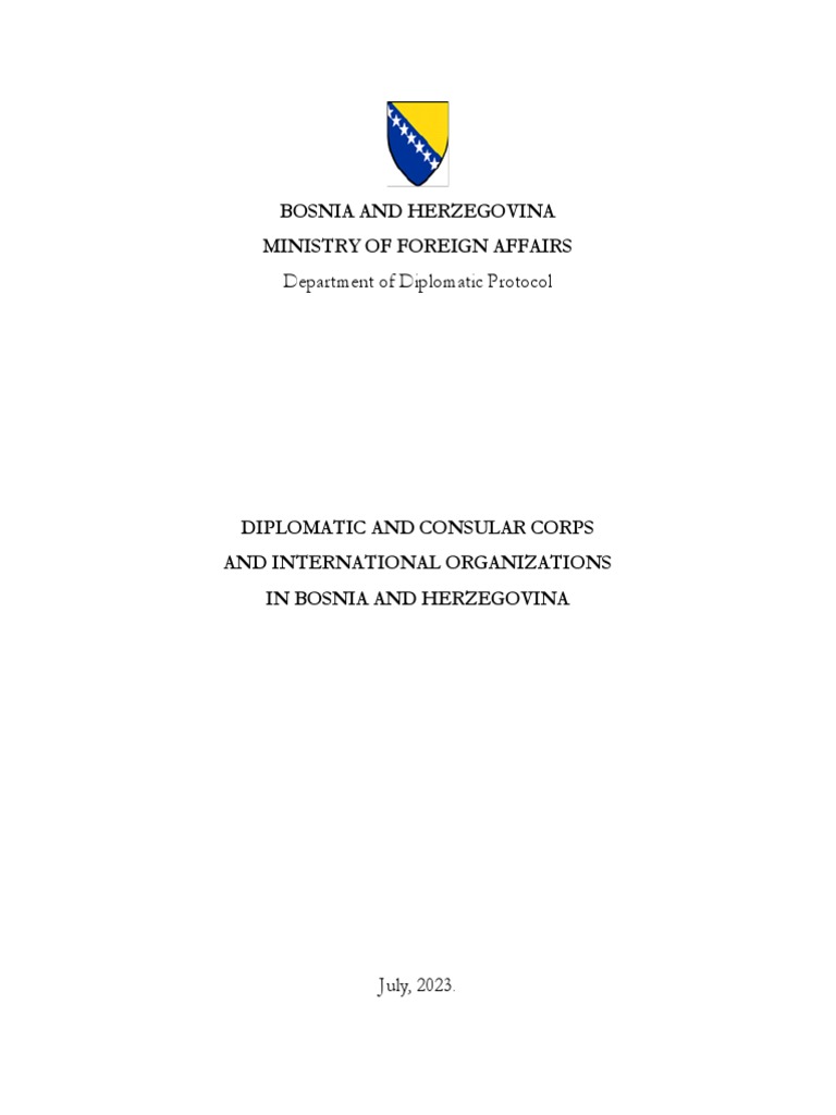 Diplomatic List July 2023 | PDF | Diplomatic Rank | Republic