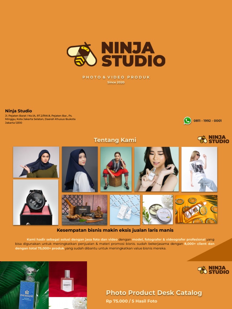 Catalog Ninja Studio Photo Video Product | PDF