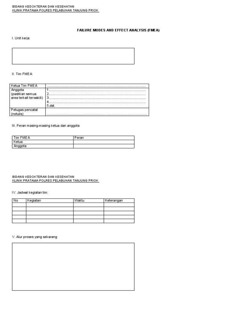Form Fmea | PDF