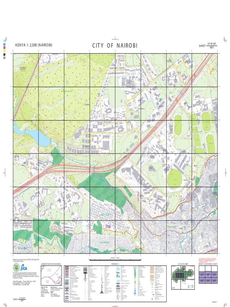 Nairobi Scale 2500 - Jica | PDF