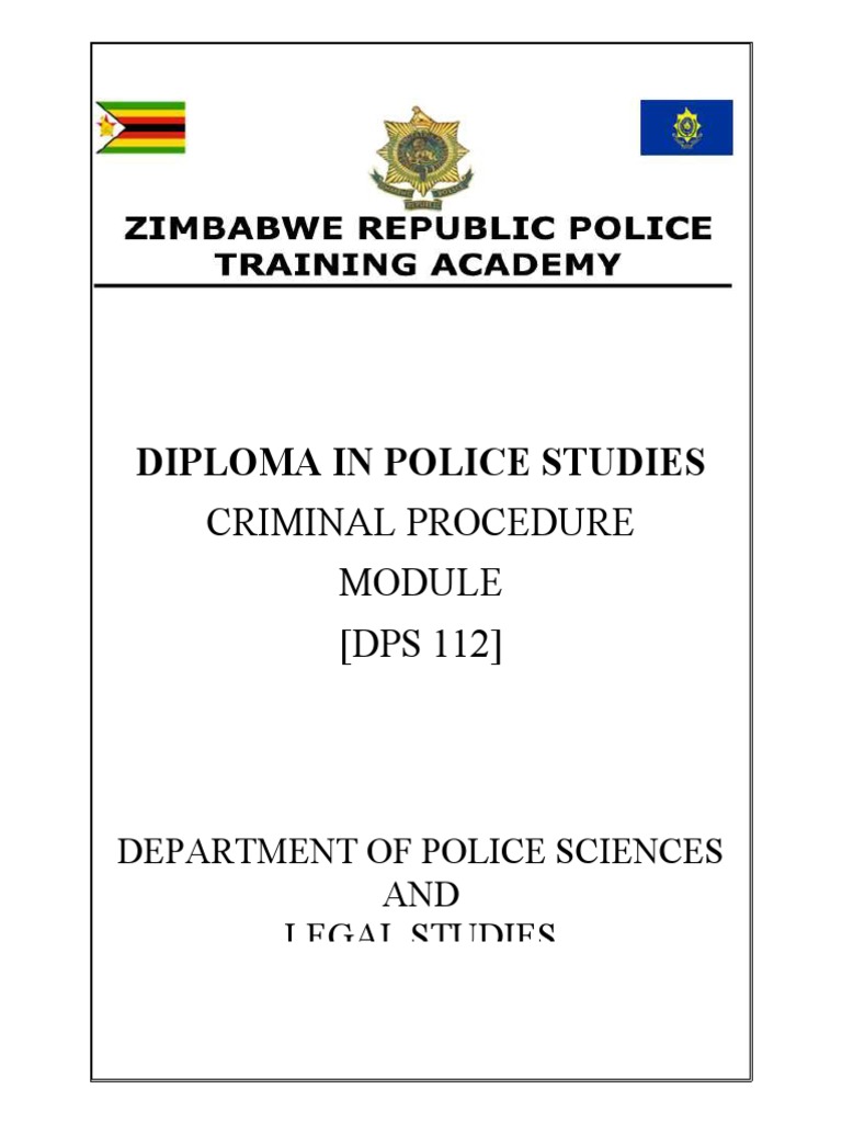 DPS - 112 - Criminal - Procedure - Module | PDF