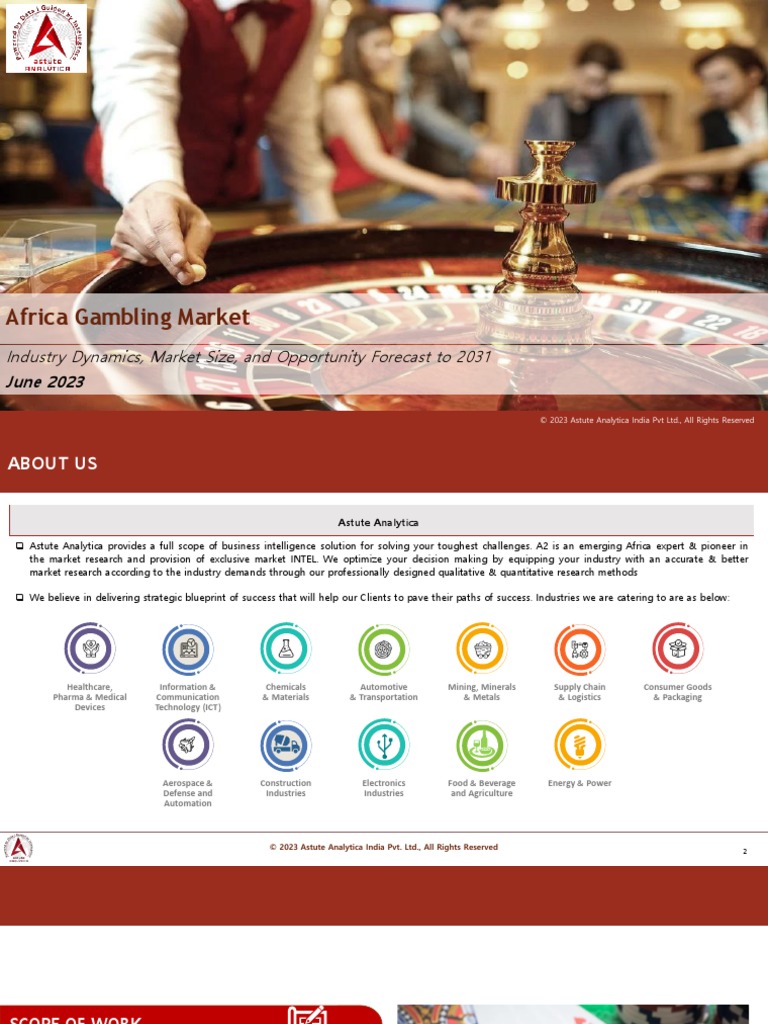 Sample - Africa Gambling Market - Opportunity Analysis, 2031 | PDF | Methodology | Data