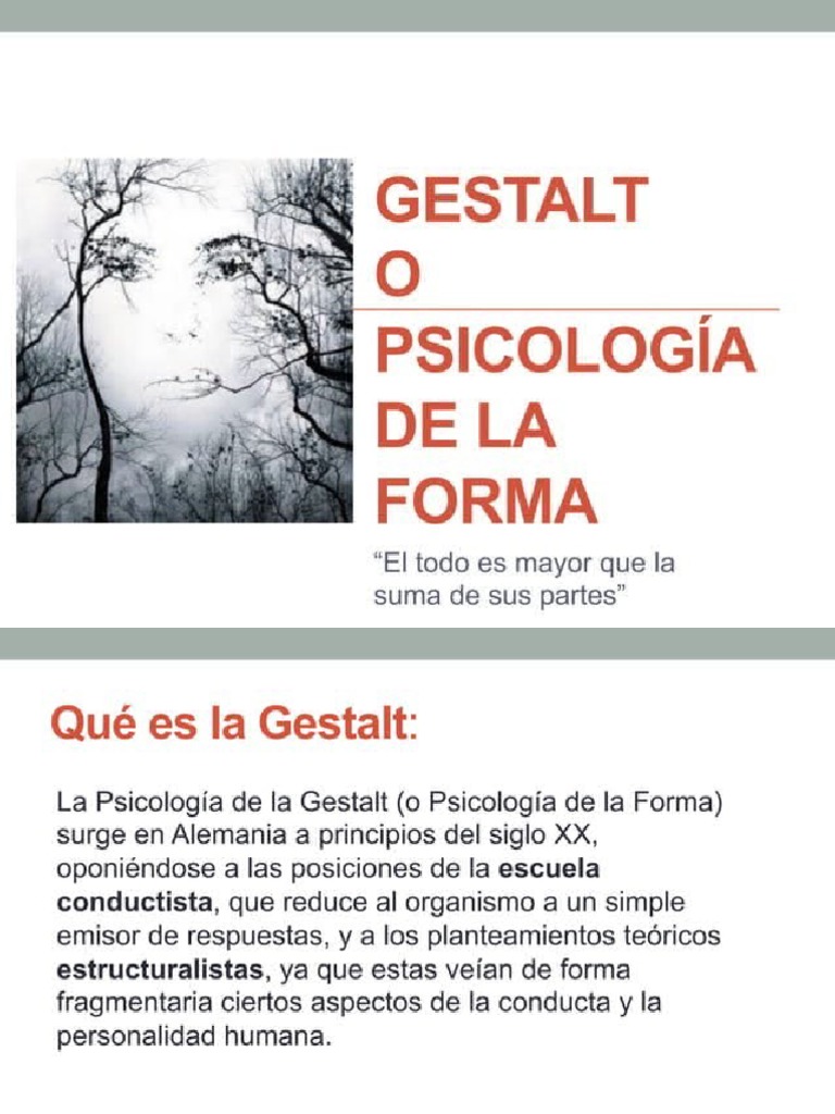 Gestal Psicologia de La Forma | PDF Gestal Psicologia de La Forma | PDF