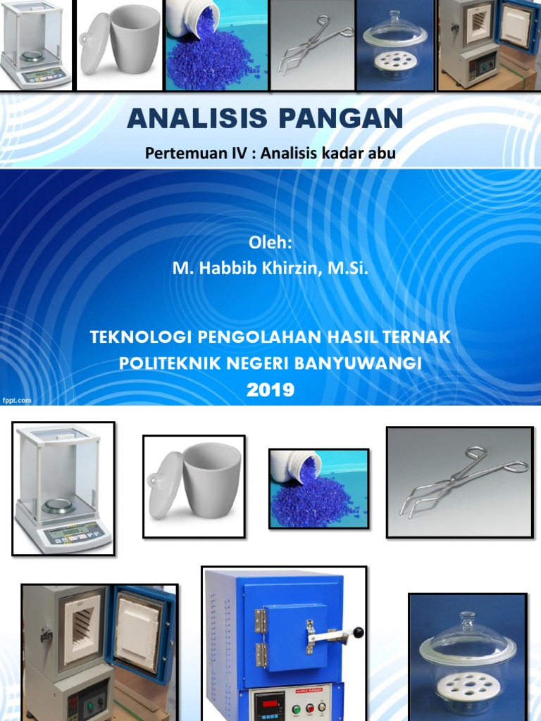 Analisis Pangan - 04 TPHT Poliwangi 2019 Abu | PDF