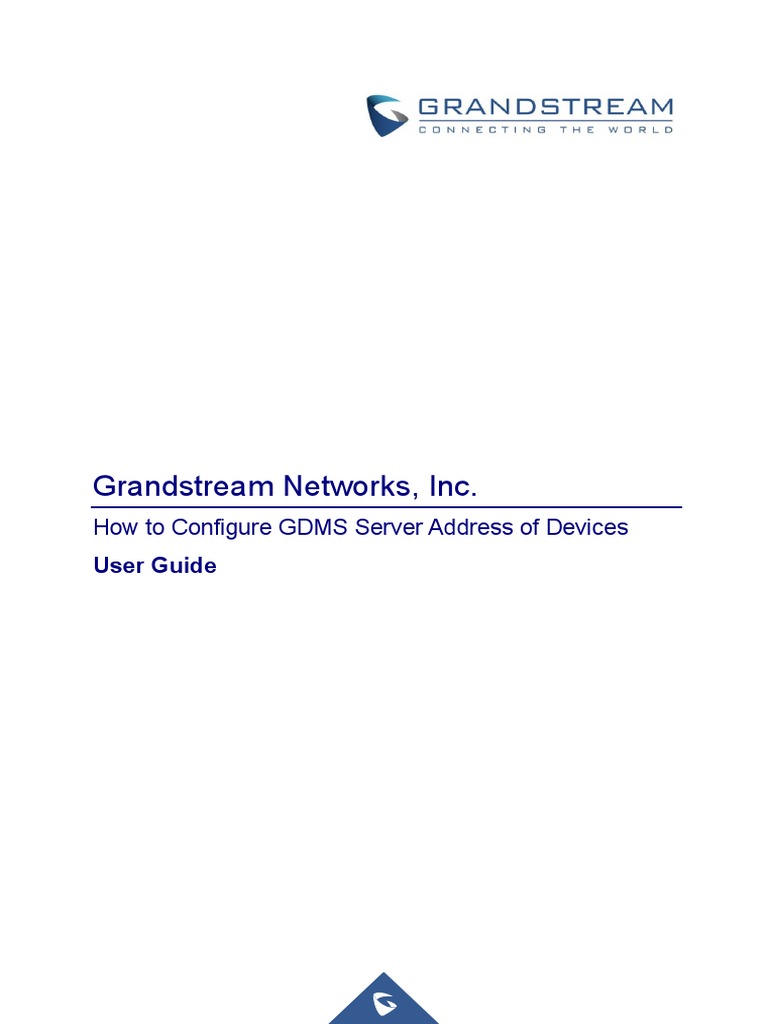 Configuring GDMS Server Address Guide | PDF