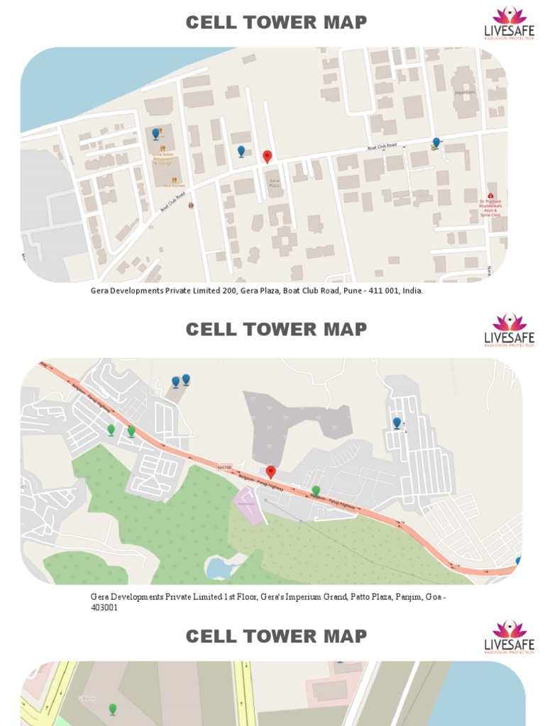Cell Tower Map-Gera Developments Private Limited (1970-Till Date) | PDF