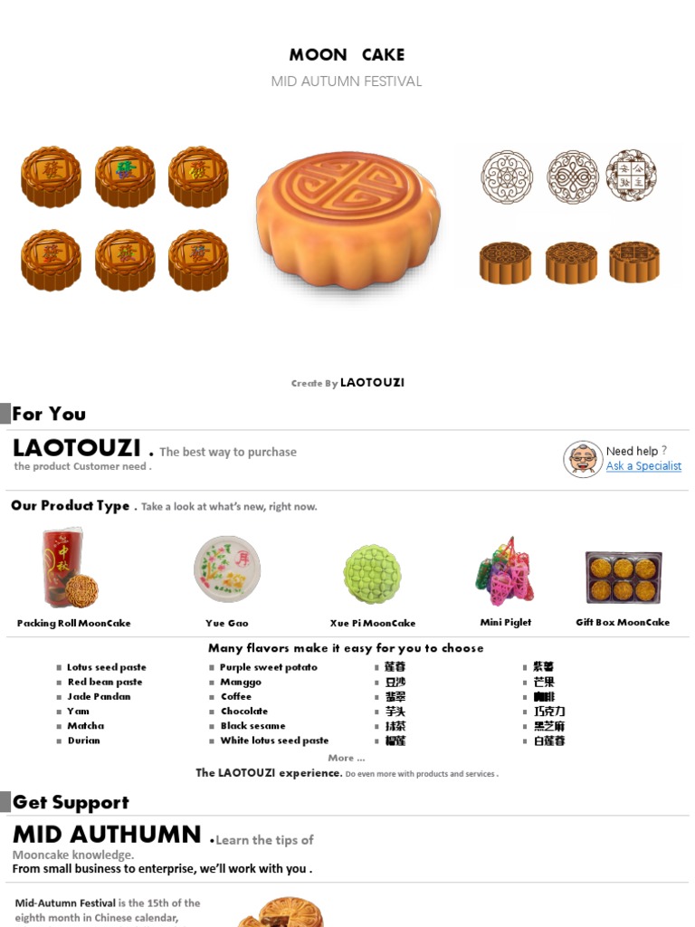 Mooncake Flavors and Offerings 2023 | PDF | Cuisine | Foods