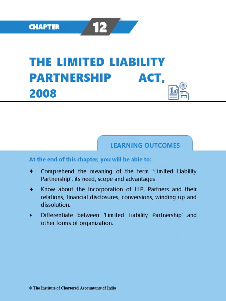 Limited Liability Partnership Act 2008 Notes | PDF | Limited Liability ...