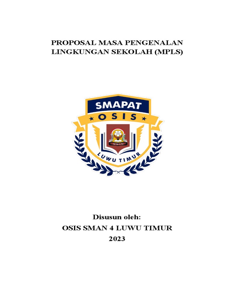 Panduan Dan Proposal Mpls 2023 Sman 4 Luwu Timur | PDF | Perjalanan