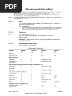 FSANZ Microbiological Criteria Guide | PDF | Food Safety | Foodborne ...