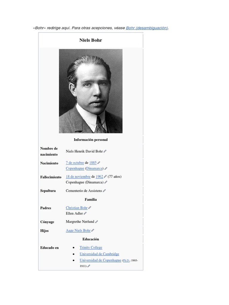 Bo | PDF | Niels Bohr | Science