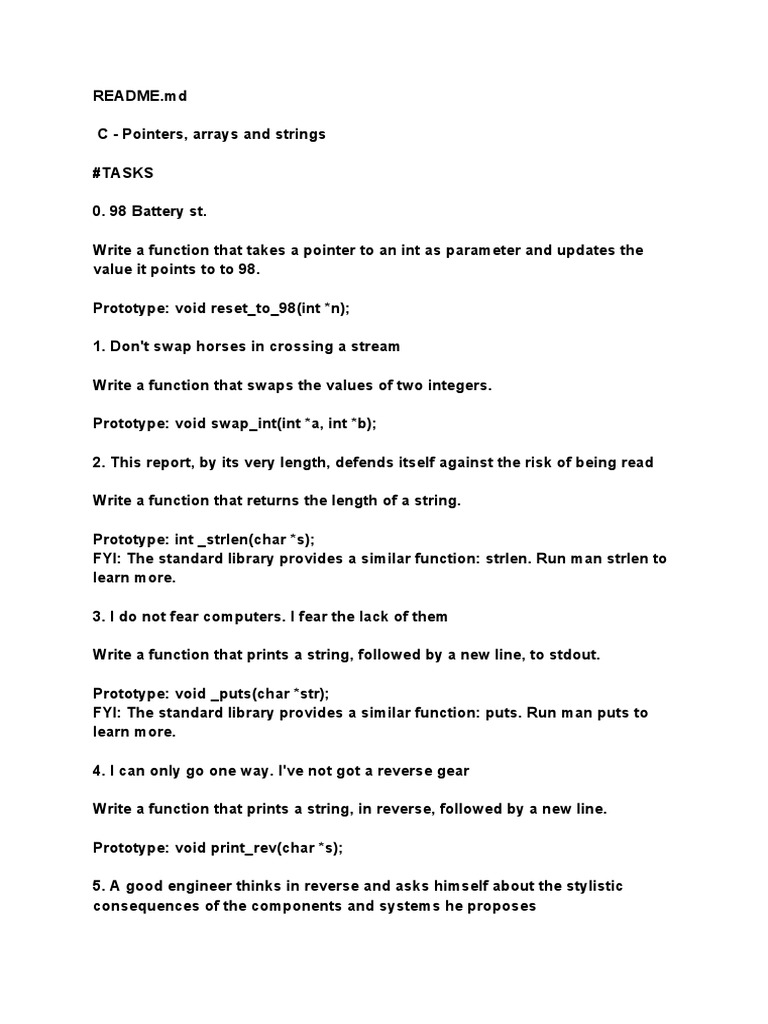 0x05 C Pointers Arrays And Strings Pdf