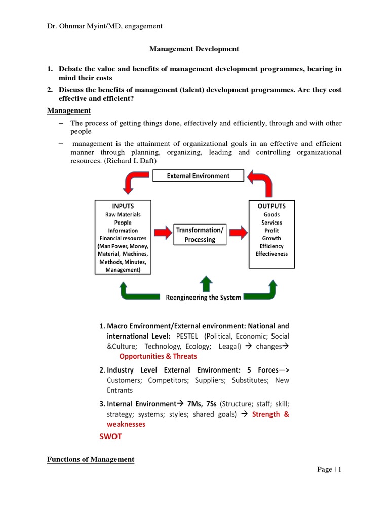 Management Development | PDF