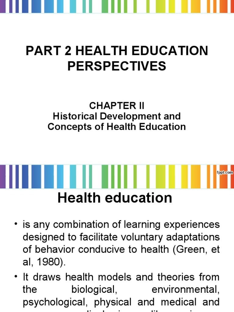 HEALTH EDucation Perspective | PDF | Self-Improvement | Wellness