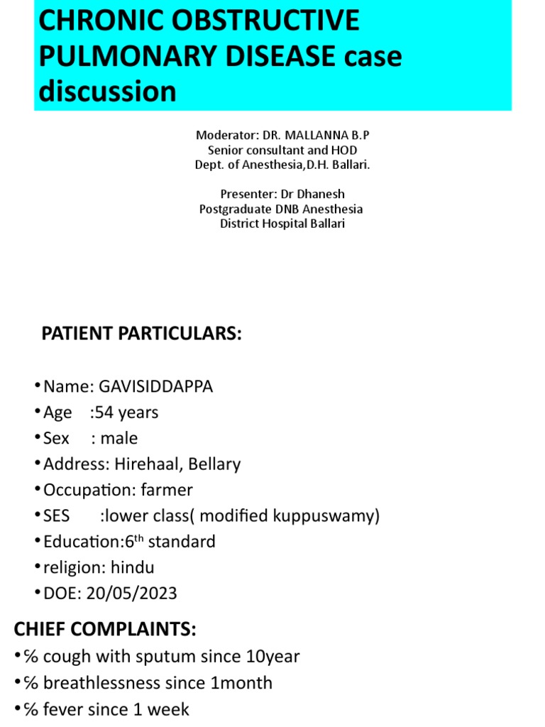 Copd | PDF | Chronic Obstructive Pulmonary Disease | Exhalation