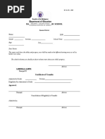 K To 12 Form 138 (Report Card) | PDF | Philippines | Psychology