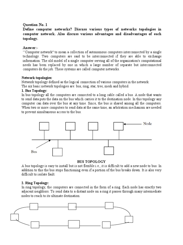 Unit 3 FOC Network Topology | PDF | Network Topology | Computer Network