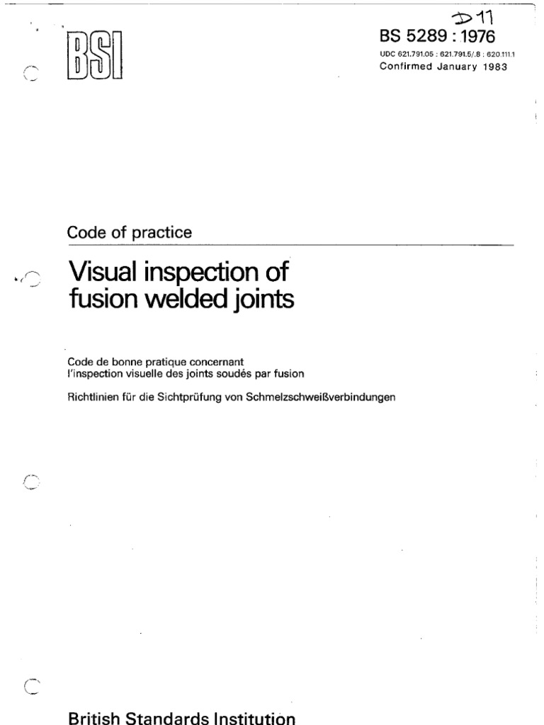 BS 5289 | PDF