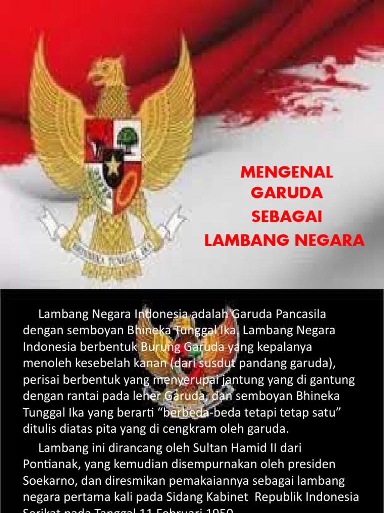Tugas Kelompok PPT Lambang Negara | PDF