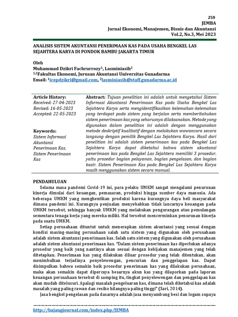 Lasminiasih@staff Gunadarma Ac Id | PDF