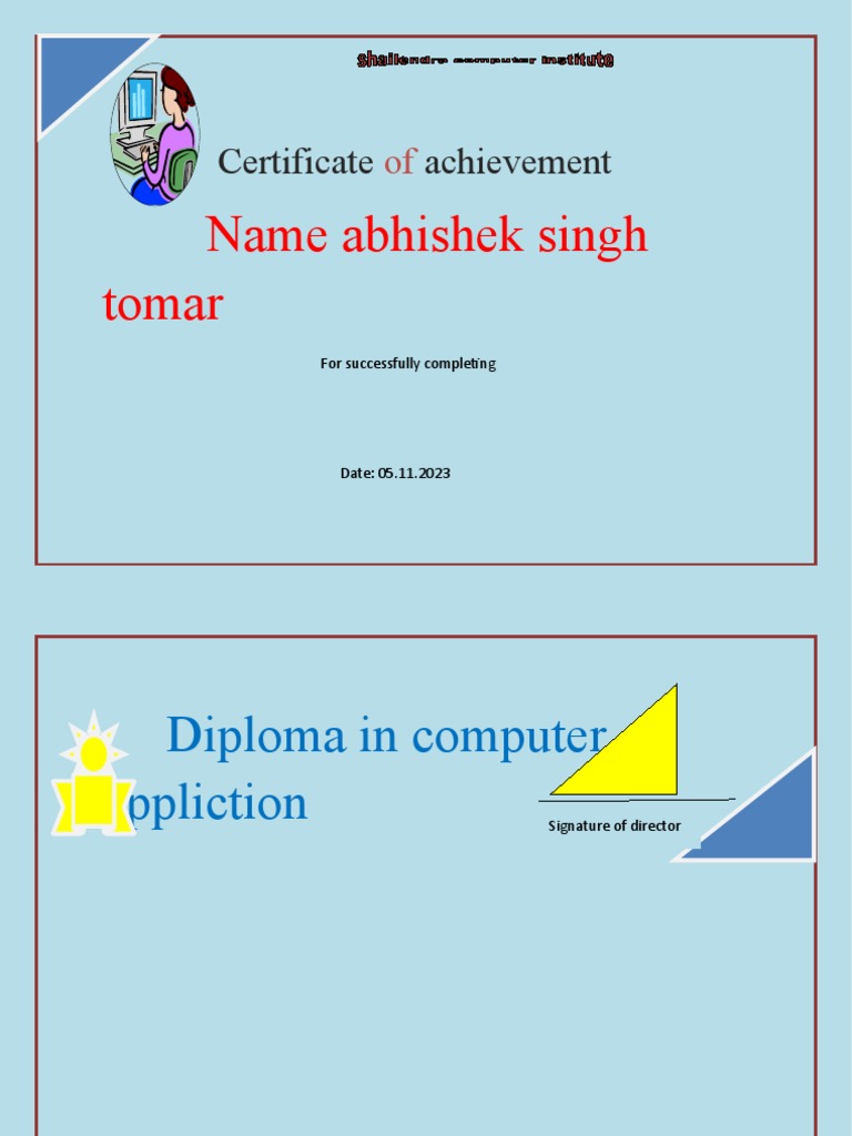 Abhishek Certificate | PDF