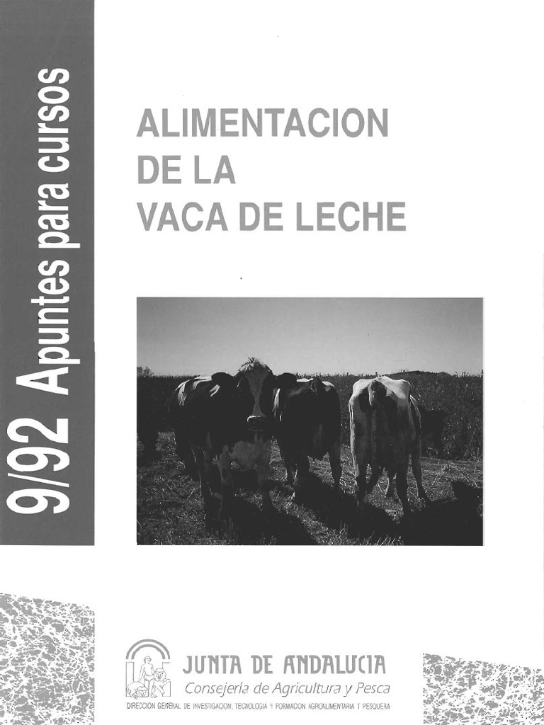 Alimentacion - de - La - Vaca - de - Leche 170 Pag | PDF