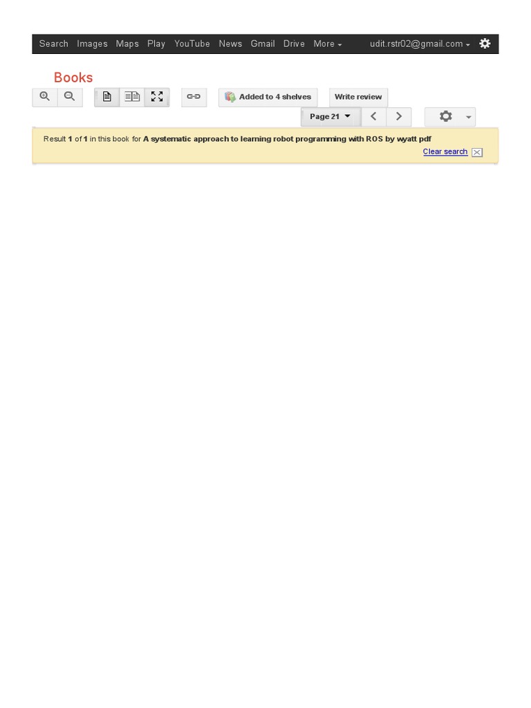 A Systematic Approach To Learning Robot Programming With ROS - Wyatt Newman - Google Books | PDF