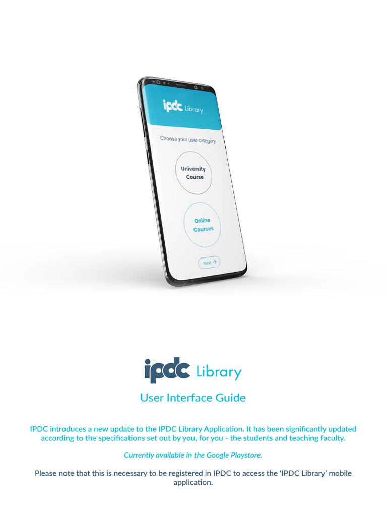 Ipdc Library User Manual | PDF | Login | Computer Science