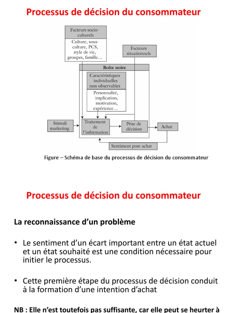 Schéma du processus d'achat consommateur | PDF | Affaires