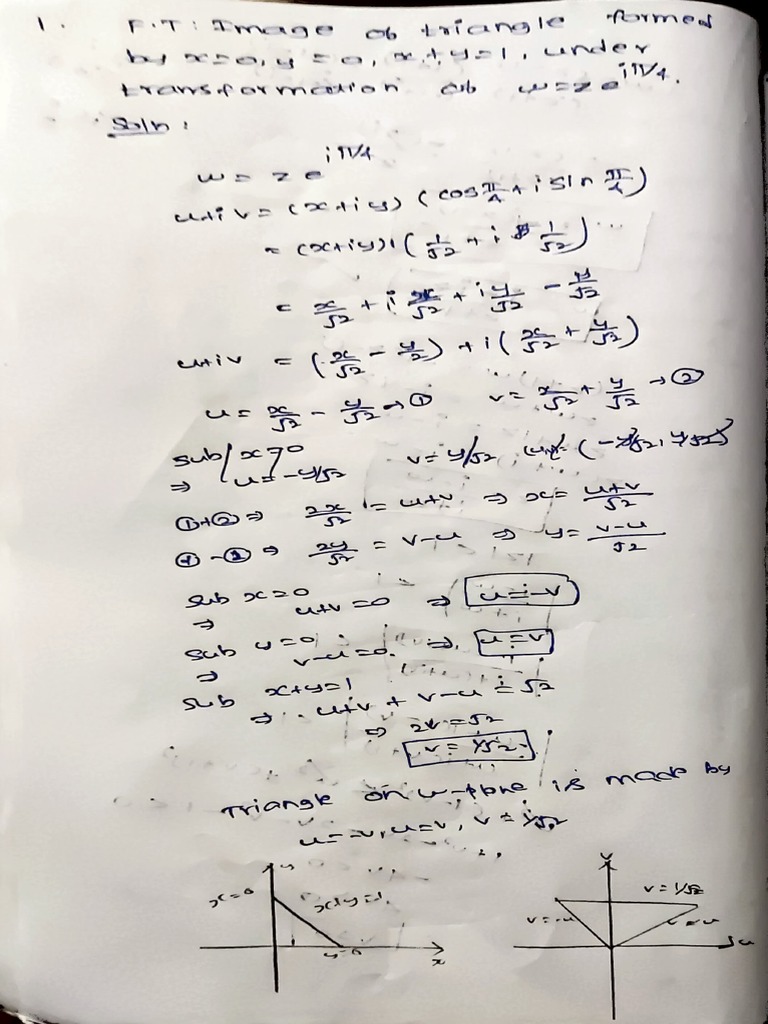 Math Hw Transformations Pdf 