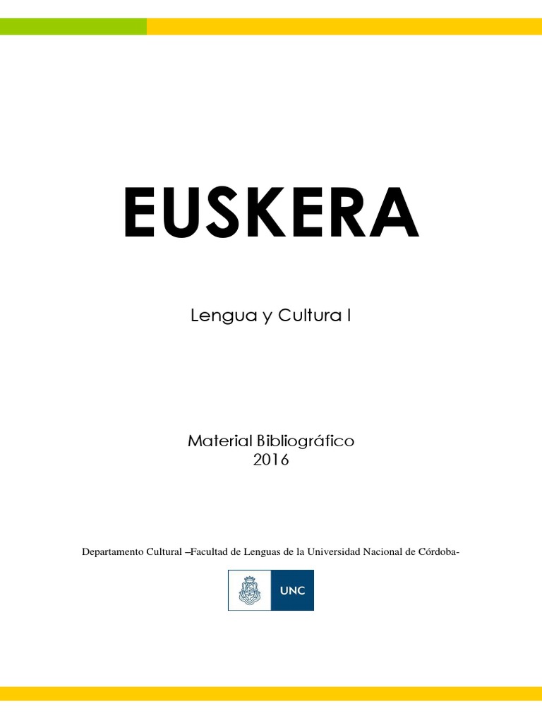 1ero Euskera | PDF