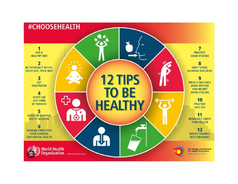 12 Tips To Be Health | PDF
