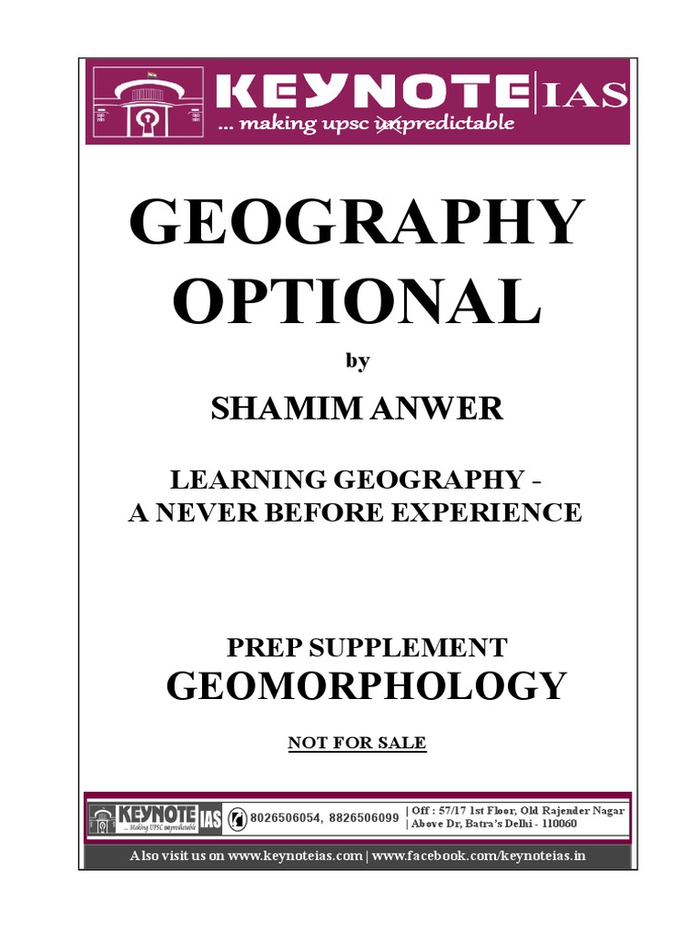 Keynote Ias Geography Optional P-1 Material | PDF | Plate Tectonics ...