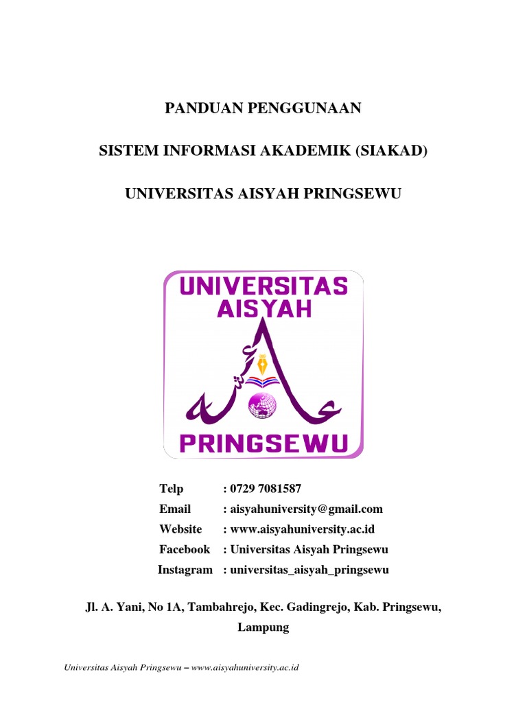 Cara Penggunaan Siakad | PDF