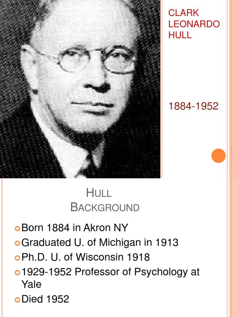 Hull Theories | PDF | Reinforcement | Classical Conditioning